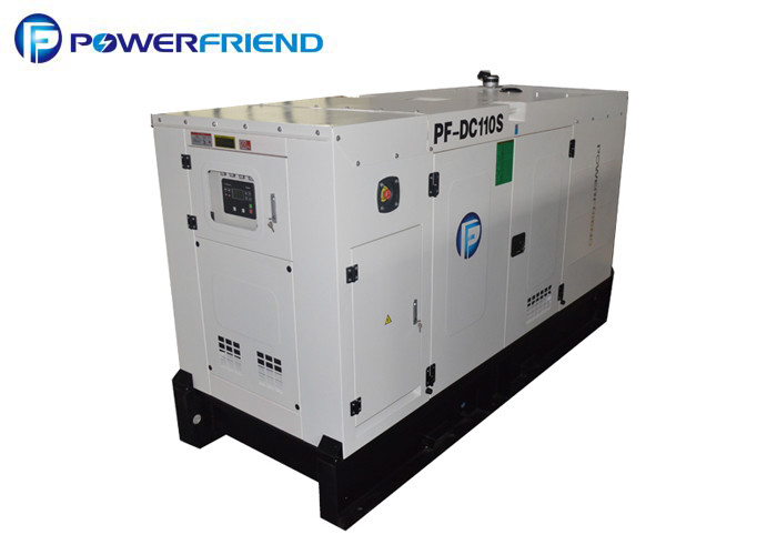 White Color 100KVA Cummins Diesel Generators Stamford Alternator Generator